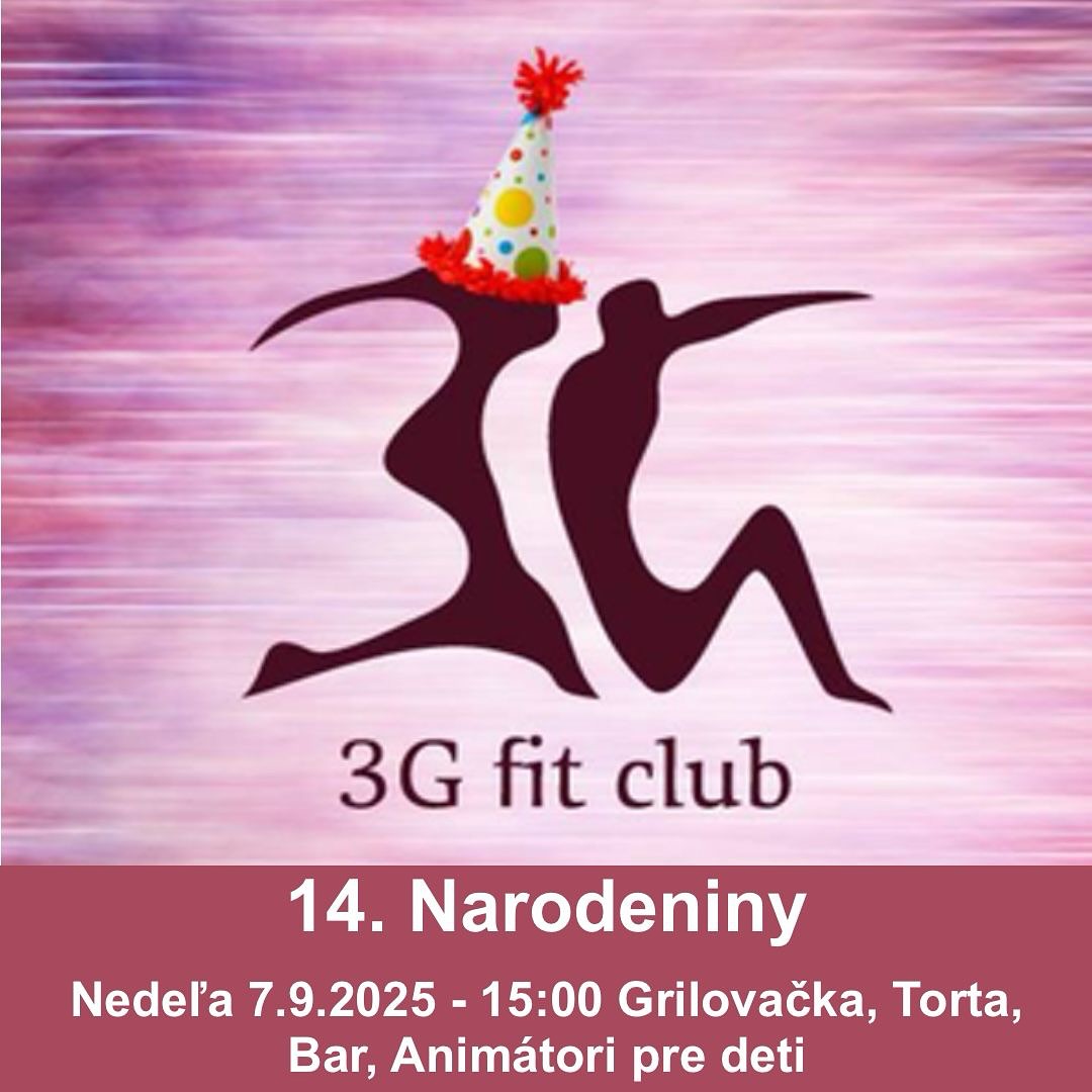 3G fit club Prievidza oslavuje 14. narodeniny! | codnes.sk