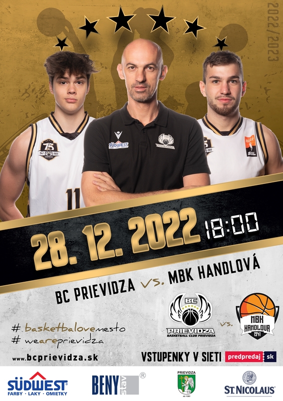 141. hornonitrianske derby: BC Prievidza - MBK Handlová (15. kolo Niké SBL) | codnes.sk