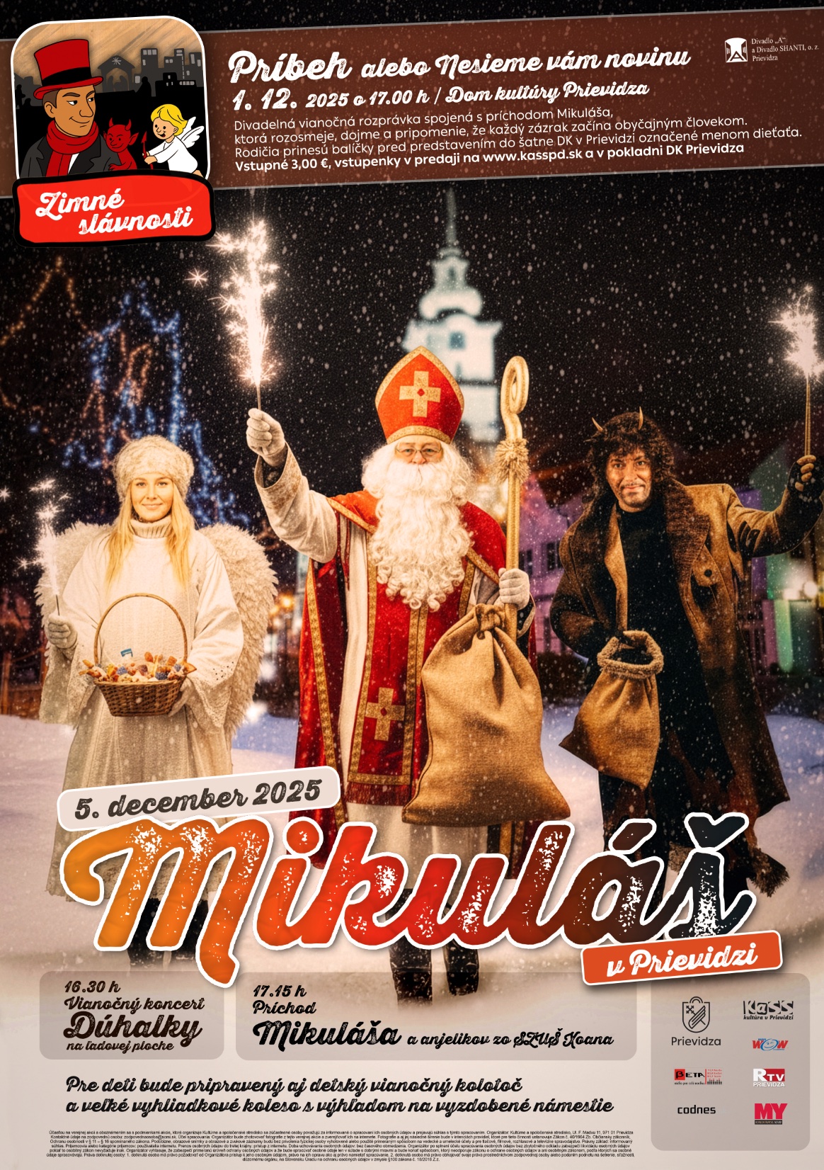 MIKULÁŠ V PRIEVIDZI 2025 | codnes.sk
