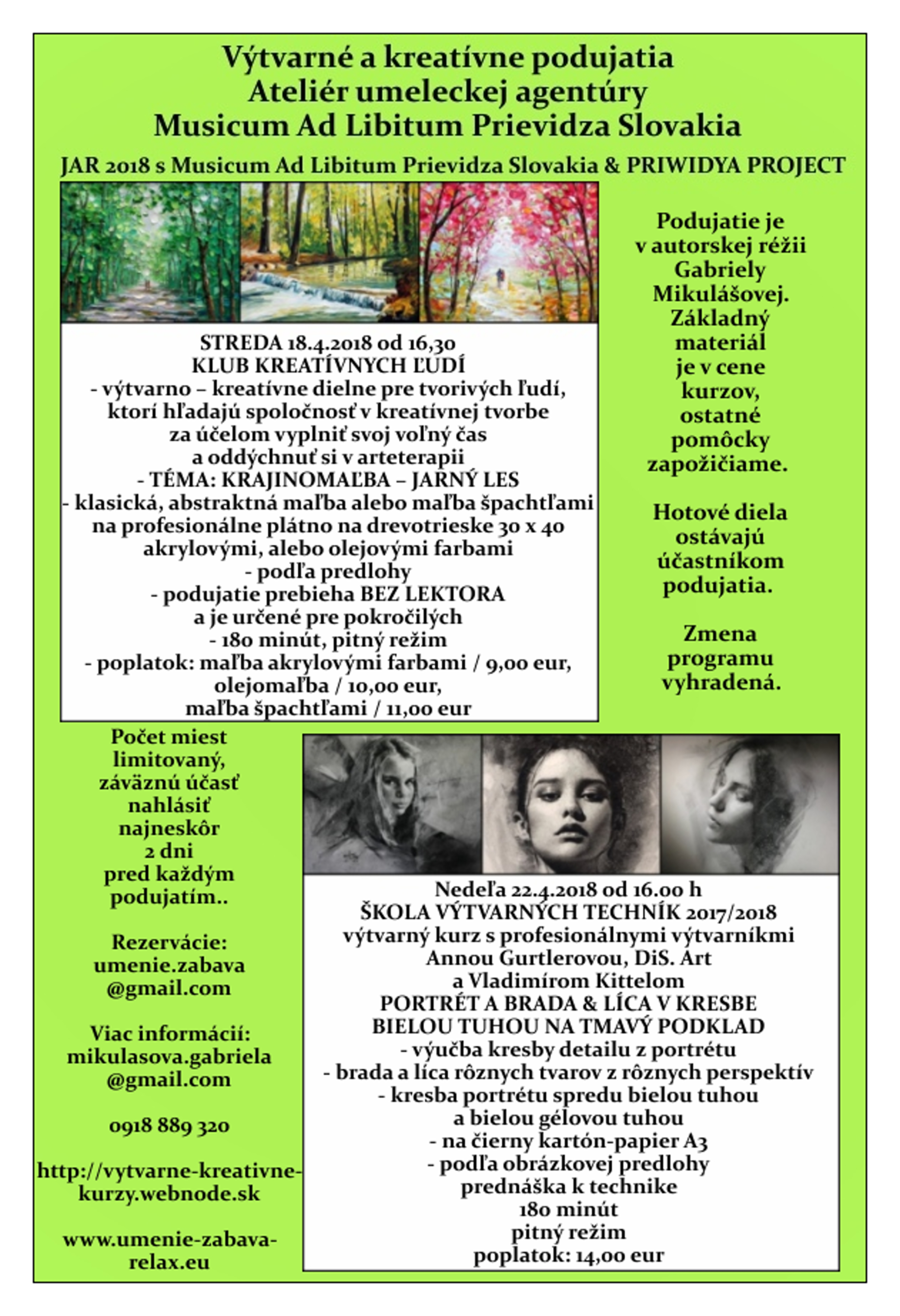 PORTRÉT A BRADA & LÍCA V KRESBE BIELOU TUHOU NA TMAVÝ PODKLAD výtvarný ...