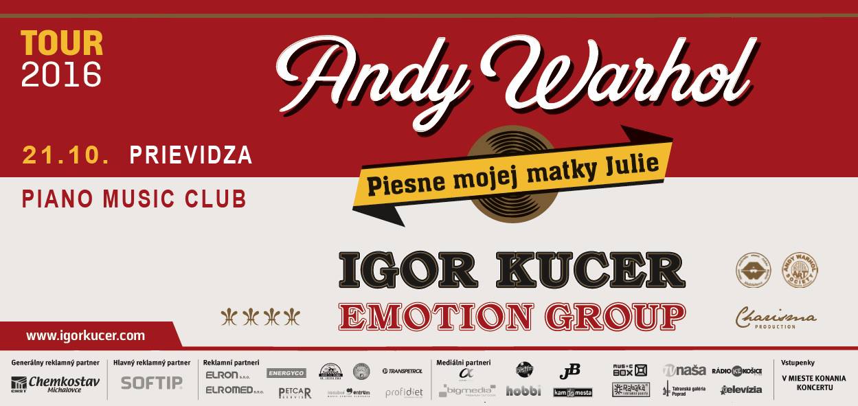 Igor Kucer Emotion Group - presents songs by Andy Warhol's mother ...