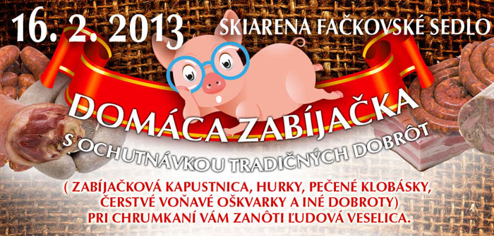 Domáca zabijačka - Skiarena Fačkovské sedlo | codnes.sk