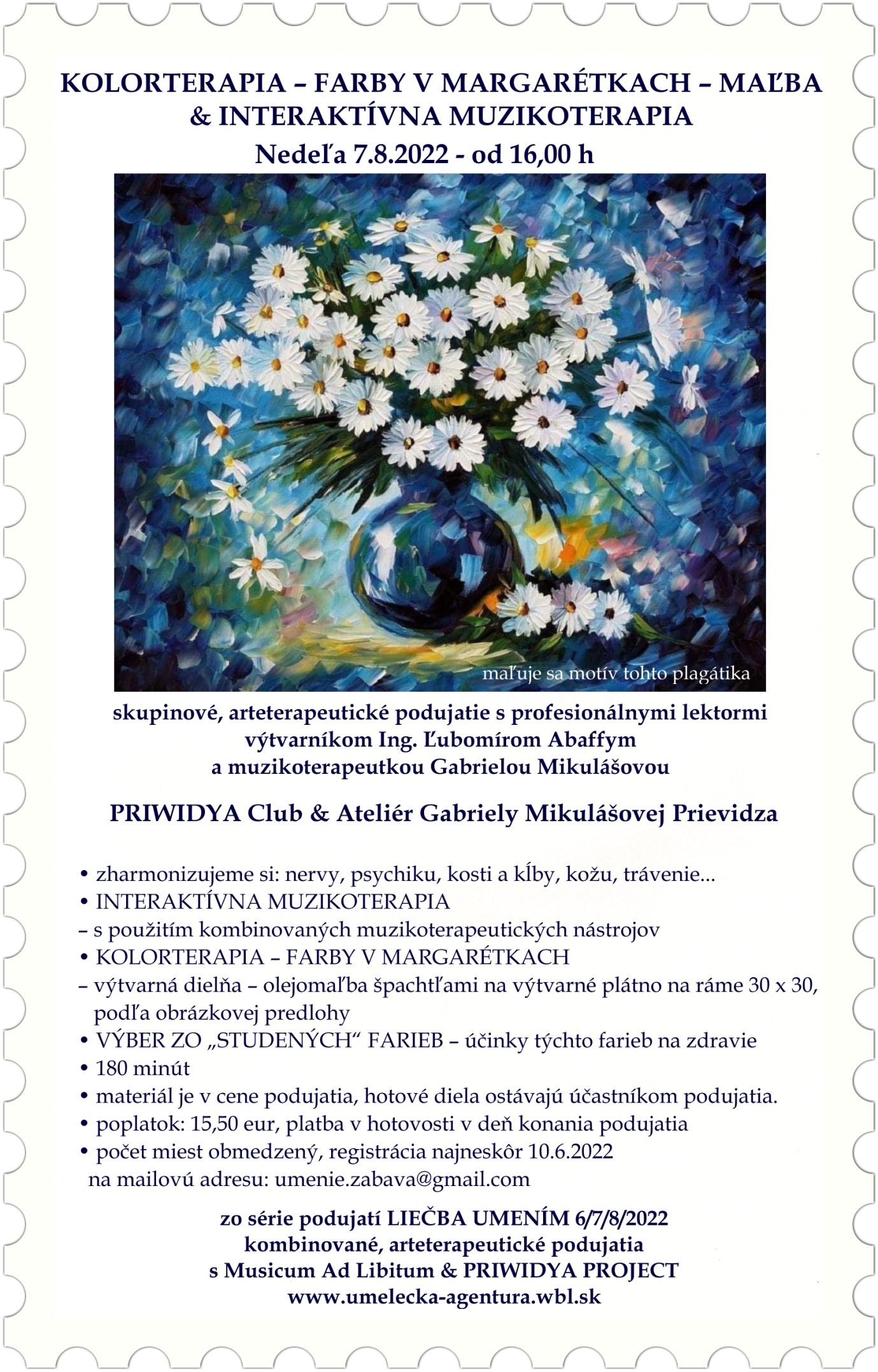 ŠKOLA VÝTVARNÝCH TECHNÍK PRE ZAČIATOČNÍKOV 2022 - AKRYLOVÁ MAĽBA ...