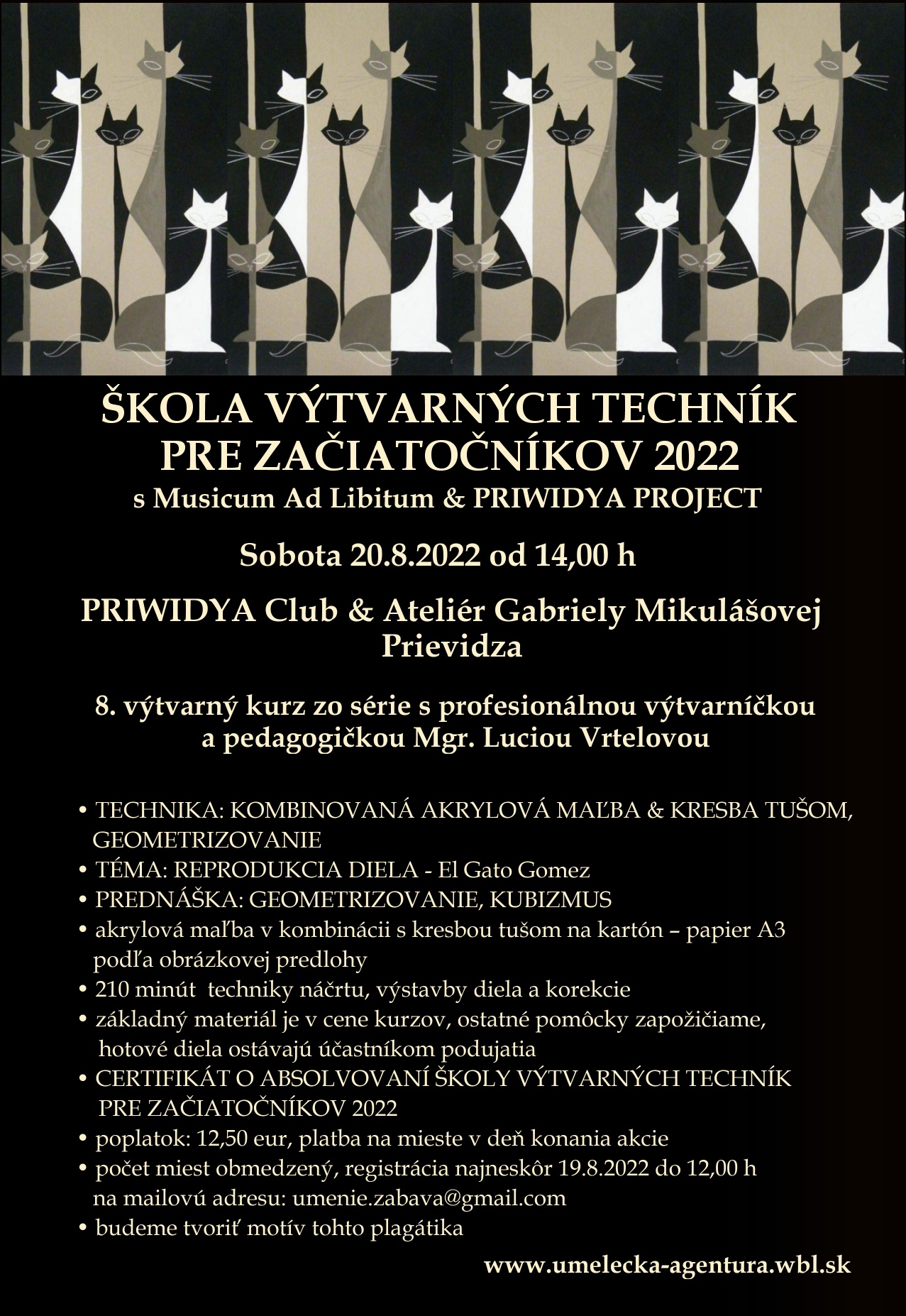 ŠKOLA VÝTVARNÝCH TECHNÍK PRE ZAČIATOČNÍKOV 2022 - AKRYLOVÁ MAĽBA ...