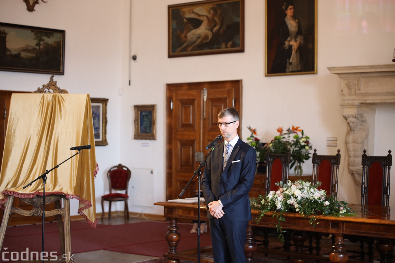 VIDEO a foto: Portrét grófa Pálffyho sa po desaťročiach vrátil späť na ...