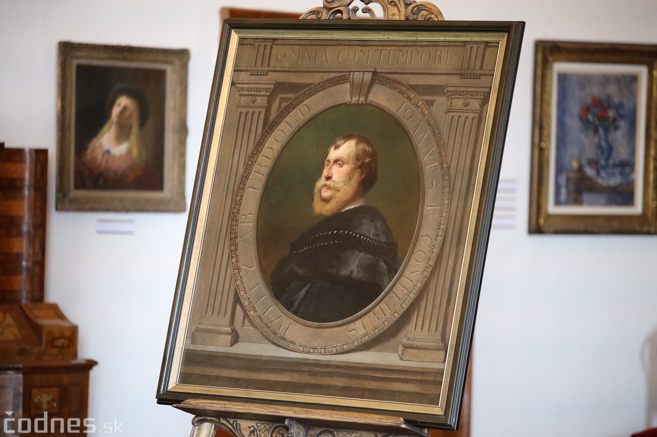 VIDEO a foto: Portrét grófa Pálffyho sa po desaťročiach vrátil späť na ...